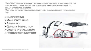 EAMS Engineering and Management India Pvt Ltd - Portfolio | PDF ...