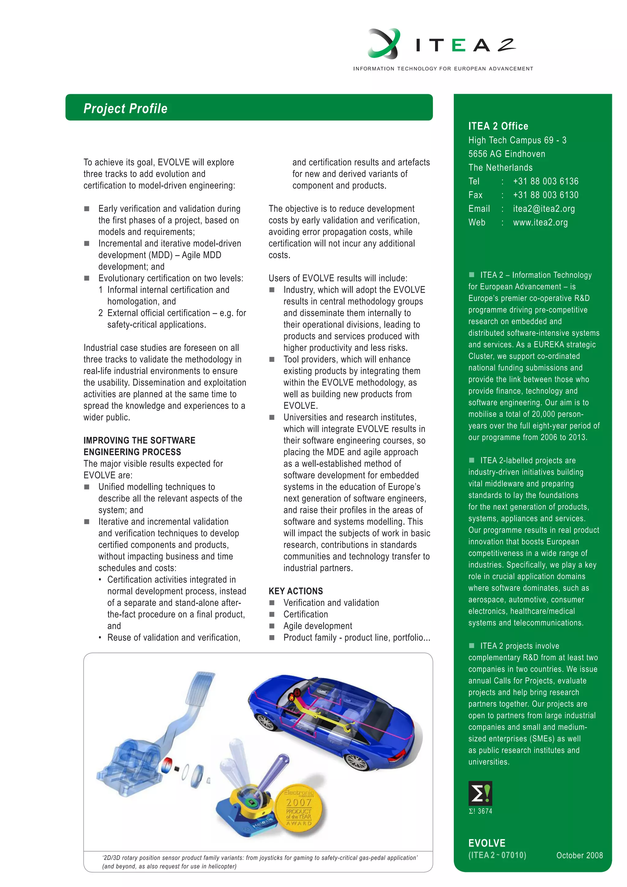 ITEA-EVOLVE-profile-08 | PDF