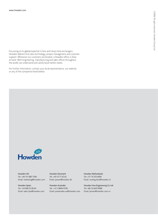 Howden Taiwan_Power_Div_brochure_A4 | PDF