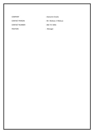 CURRICULUM VITAE of Khanyisile Portia | DOC