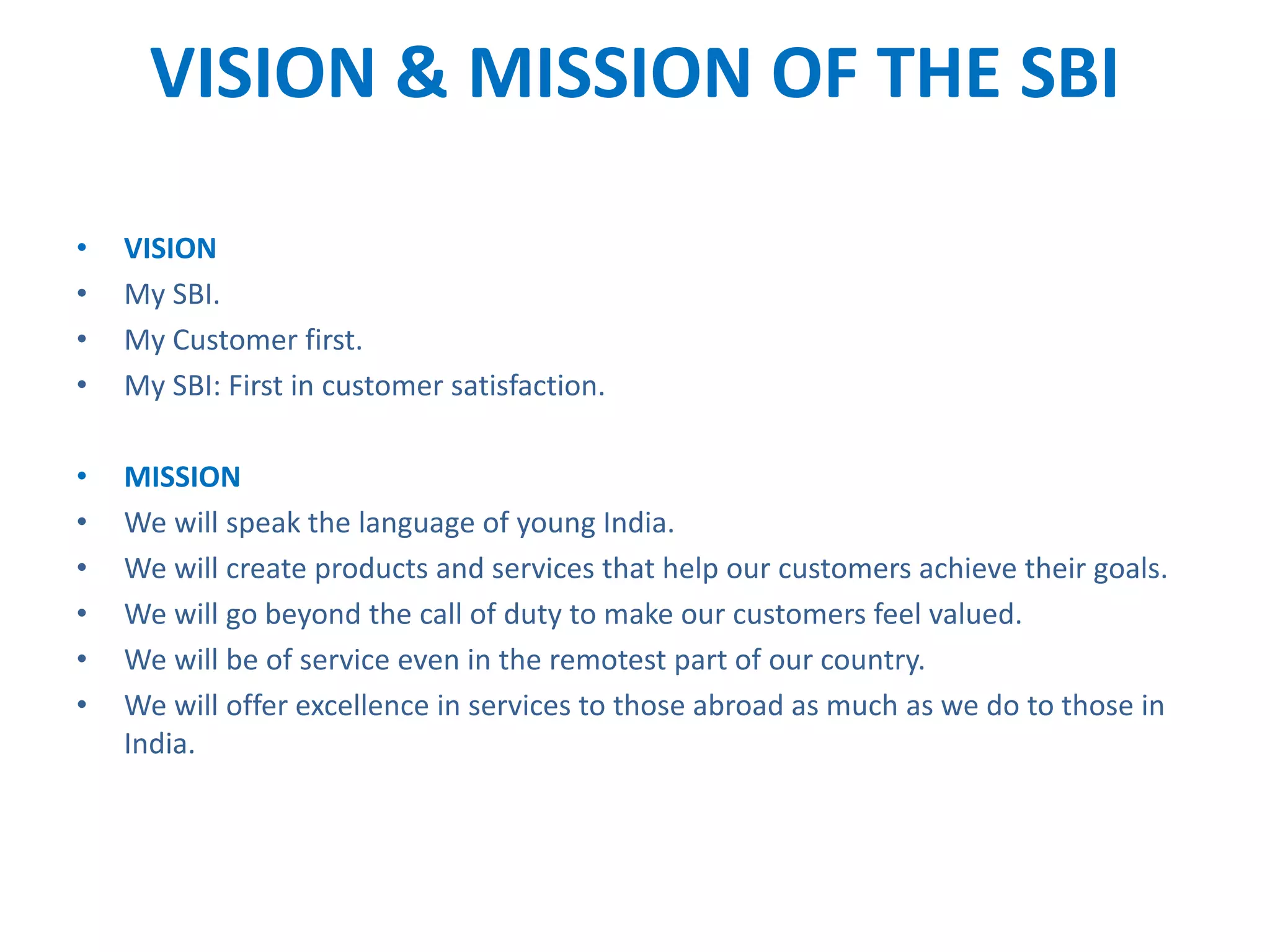 Presentation on state bank of india | PPTX