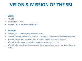 Presentation on state bank of india | PPTX