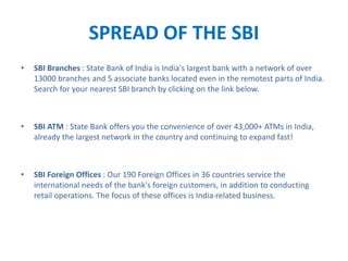 Presentation on state bank of india | PPTX