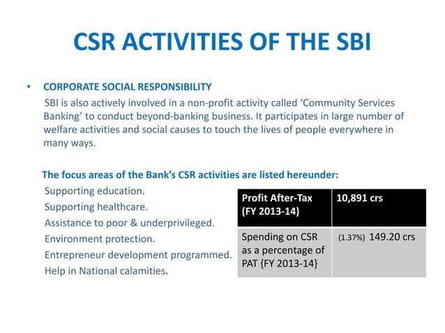 Presentation on state bank of india | PPTX