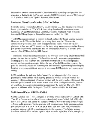 The World of Rapid Prototyping | PDF