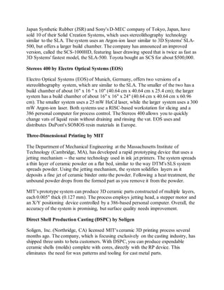 The World of Rapid Prototyping | PDF