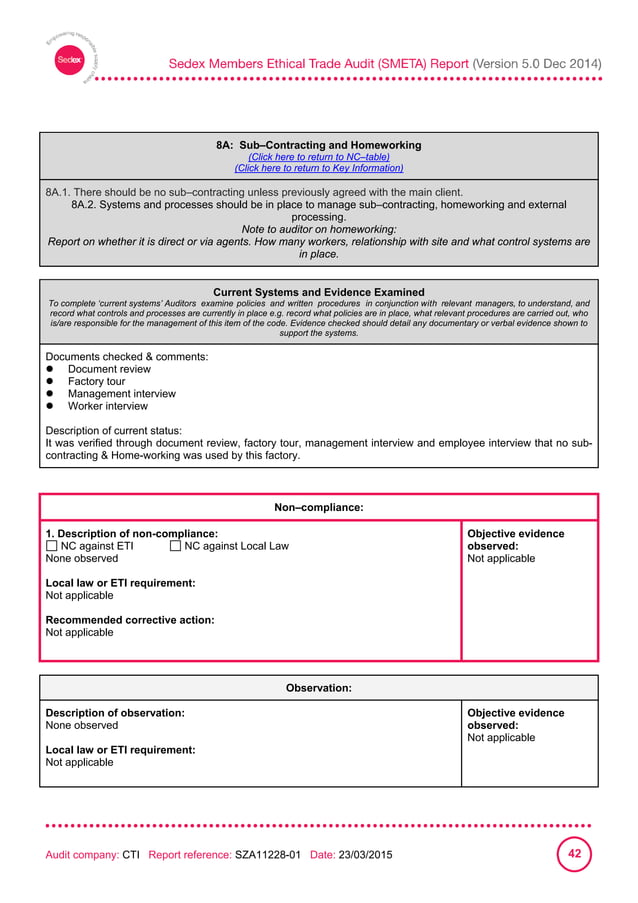 Sedex Report&CAPR-SZA11228-01-Lollipop Garment Co.,Ltd | PDF