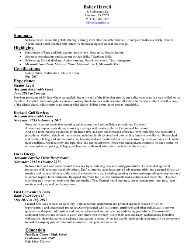 bailey harrell resume.-1 | PDF