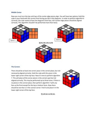 8 algorithms rubik's cube | PDF
