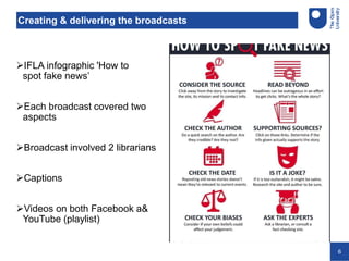 #FakeNewsFriday and other information literacy tales from the Open ...