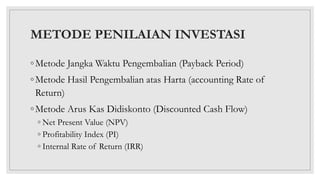 8 analisis investasi | PPT