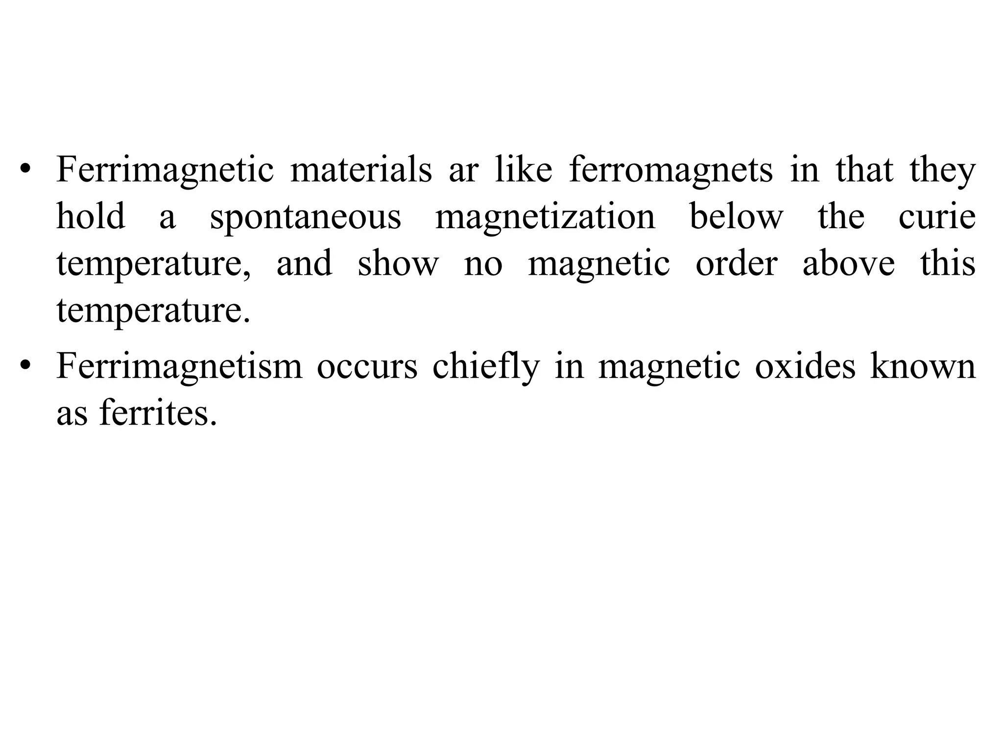 (8) Anti-ferromagnetism, ferrimagnetism.pptx