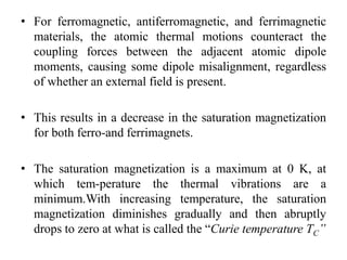 (8) Anti-ferromagnetism, ferrimagnetism.pptx