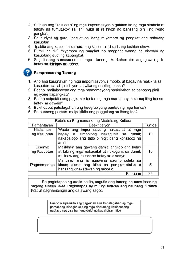 Grade 8 Learning Module in Araling Panlipunan - Complete | PDF