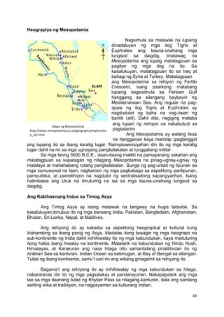 Grade 8 Learning Module in Araling Panlipunan - Complete | PDF