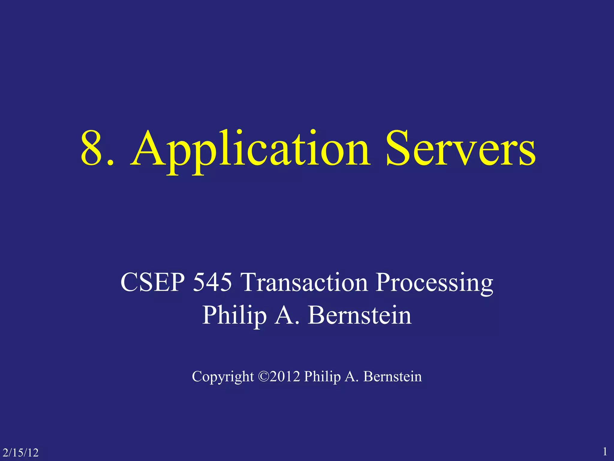 8 application servers_v2 | PPT