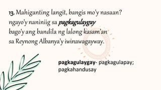 8 ARALIN 2 Mga Hinagpis ni Florante.pptx