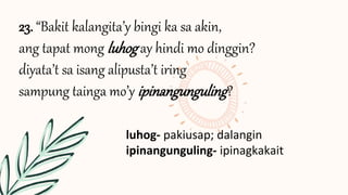 8 ARALIN 2 Mga Hinagpis ni Florante.pptx
