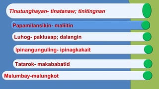8 ARALIN 2 Mga Hinagpis ni Florante.pptx