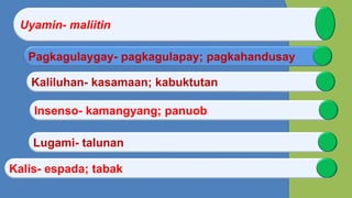 8 ARALIN 2 Mga Hinagpis ni Florante.pptx