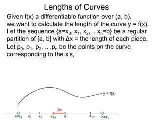 8 arc length and area of surfaces x | PPTX