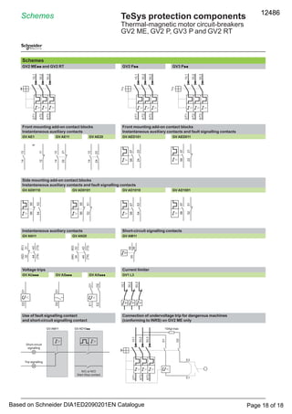 schneider gv2 motor circuit breaker | PDF