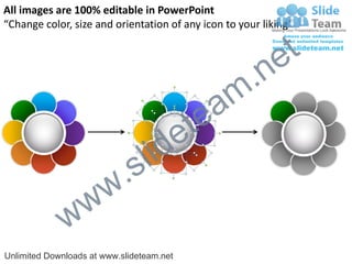8 aspects powerpoint diagrame templates 0712 | PPT