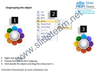 8 aspects powerpoint diagrame templates 0712 | PPT