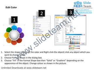 8 aspects powerpoint diagrame templates 0712 | PPT