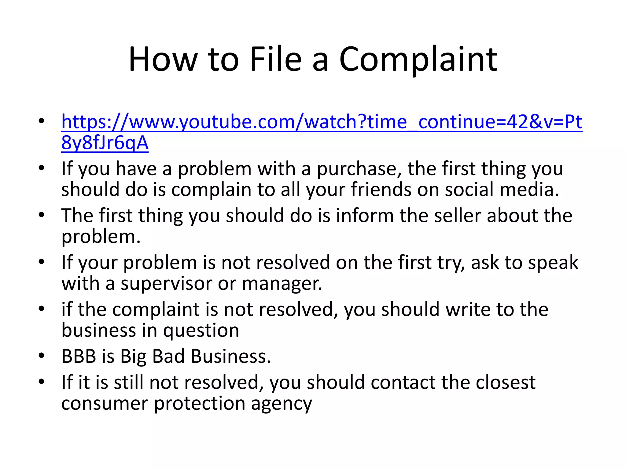 8A The king of complainers | PDF