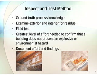 Characterization Of Explosives Contamination at Munitions Manufacturing ...