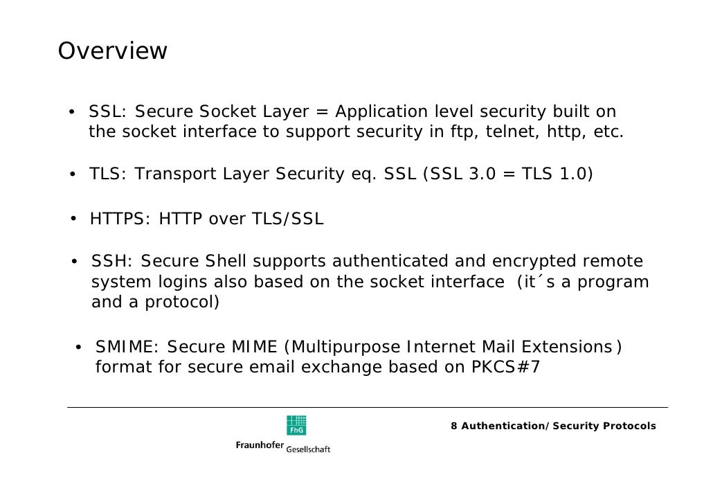 8 Authentication Security Protocols 8 Authentication Security Protocols