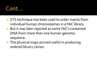PHYSICAL MAPPING STRATEGIES IN GENOMICS | PPTX
