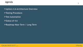 SIPfoundry CoLab 2013 - sipXecs Cloud Architecture (UCCS) | PPT