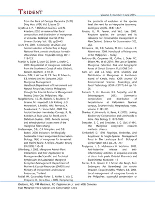 Pasil Mangrove Flora Species and Conservation Links | DOCX