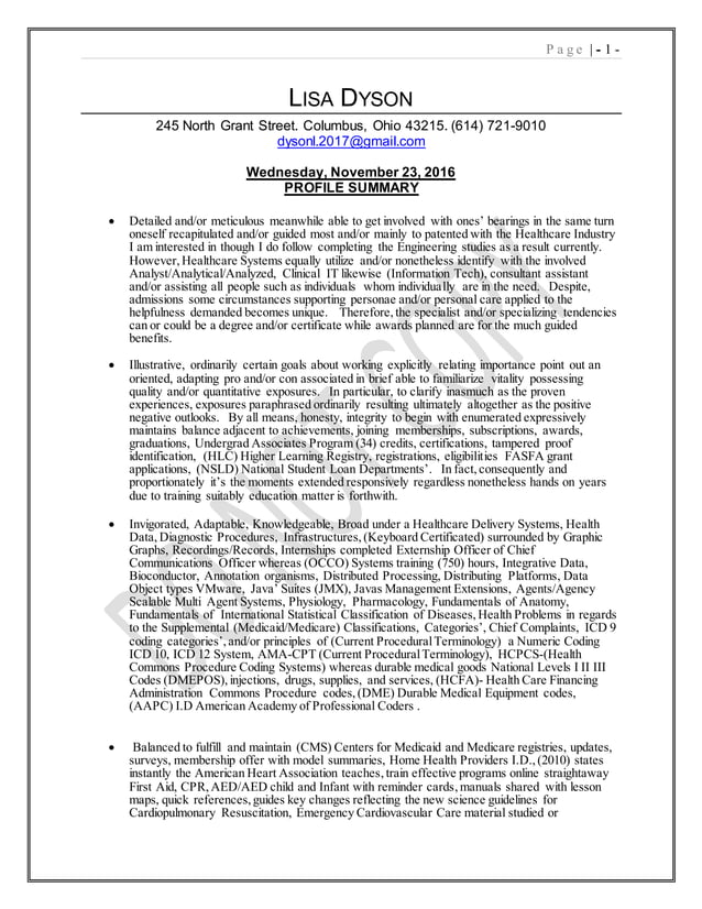 Resume 7 resume2-day | PDF