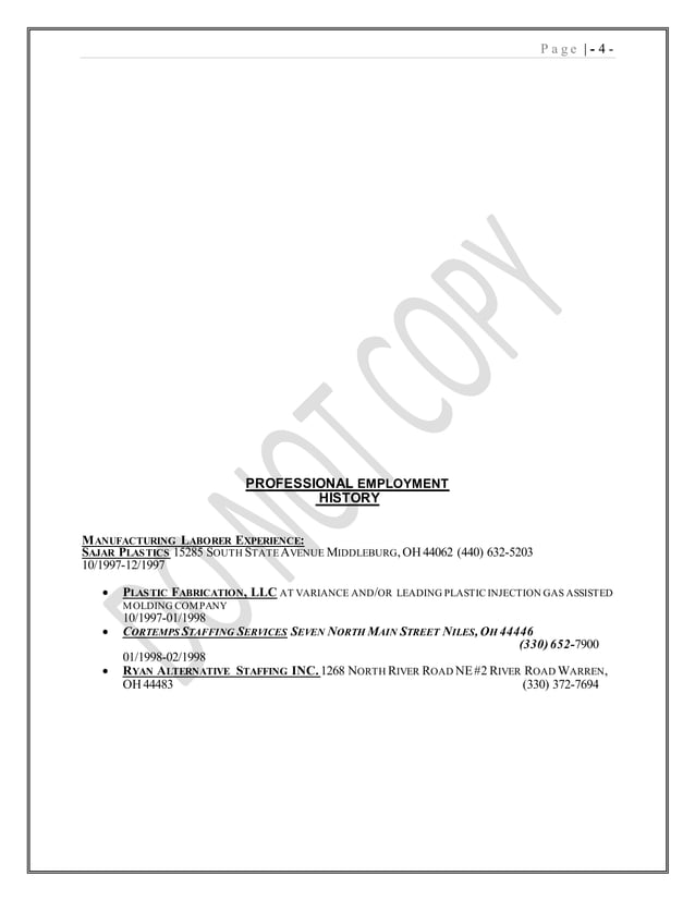 Resume 7 resume2-day | PDF