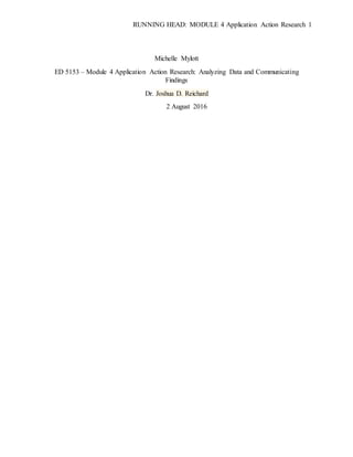 Module 4 Application | DOCX | Educational Assessment | Education