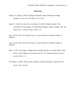 Module 4 Application | DOCX | Educational Assessment | Education