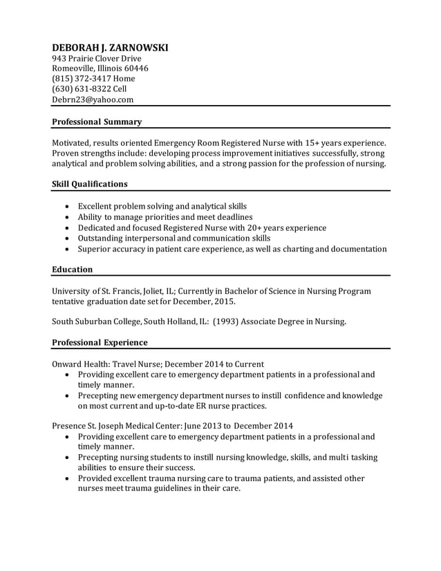 debsresume | DOCX | First Aid | Injuries