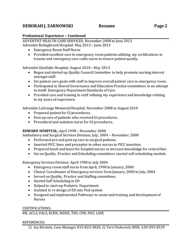 debsresume | PDF