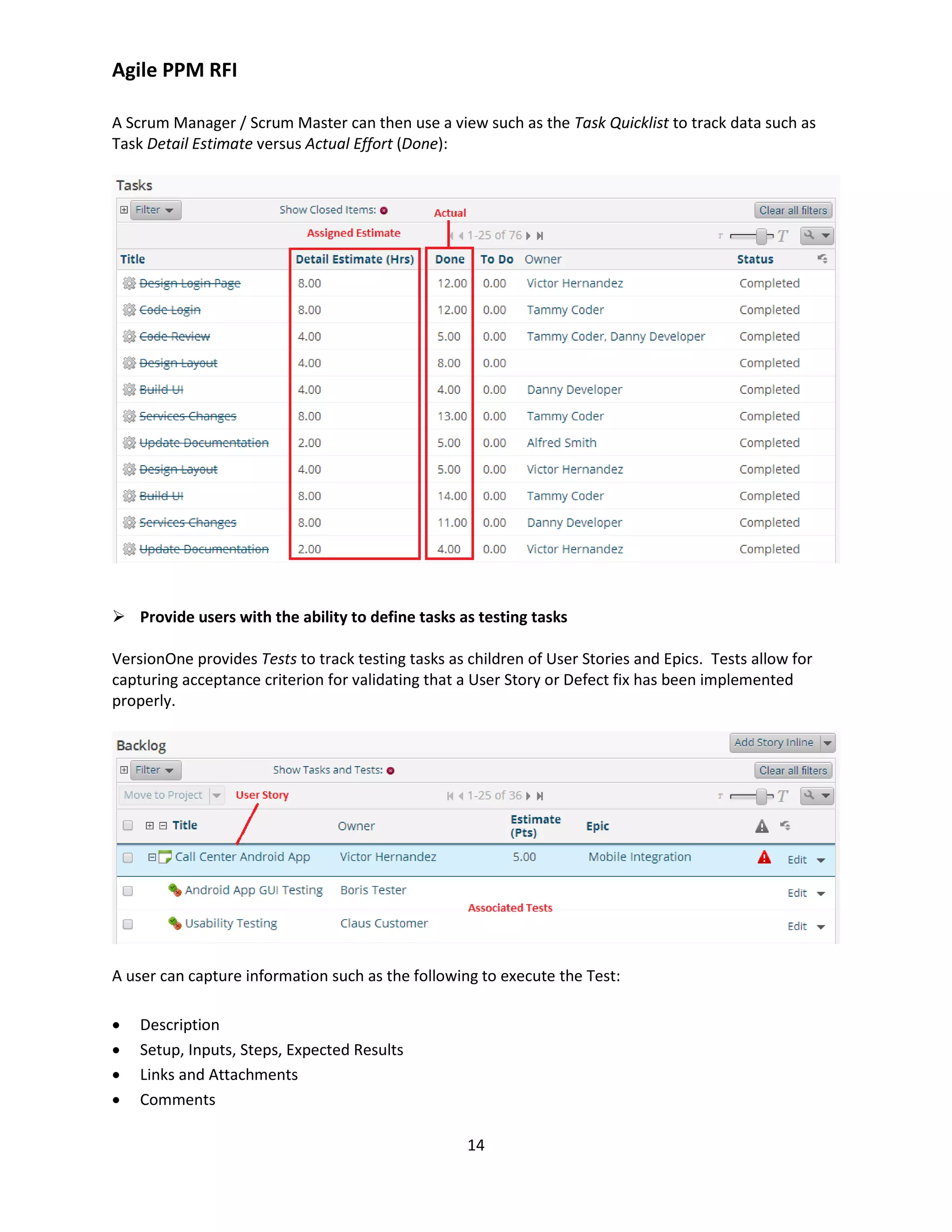 Sample Request for Information (RFI) Document | PDF