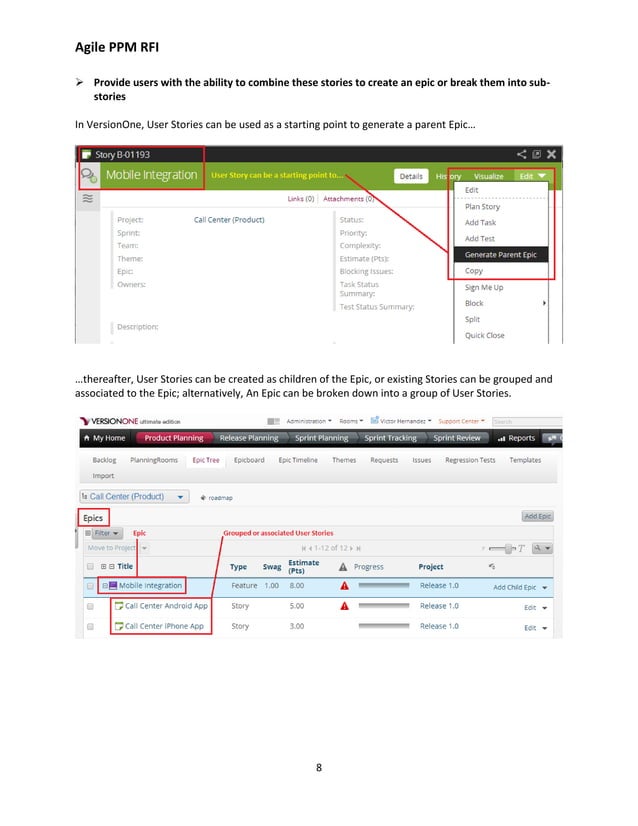 Sample Request for Information (RFI) Document