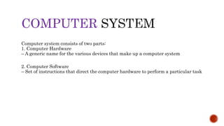 Computer Hardware Complete Guide Easy | PPTX | Computer Peripherals ...