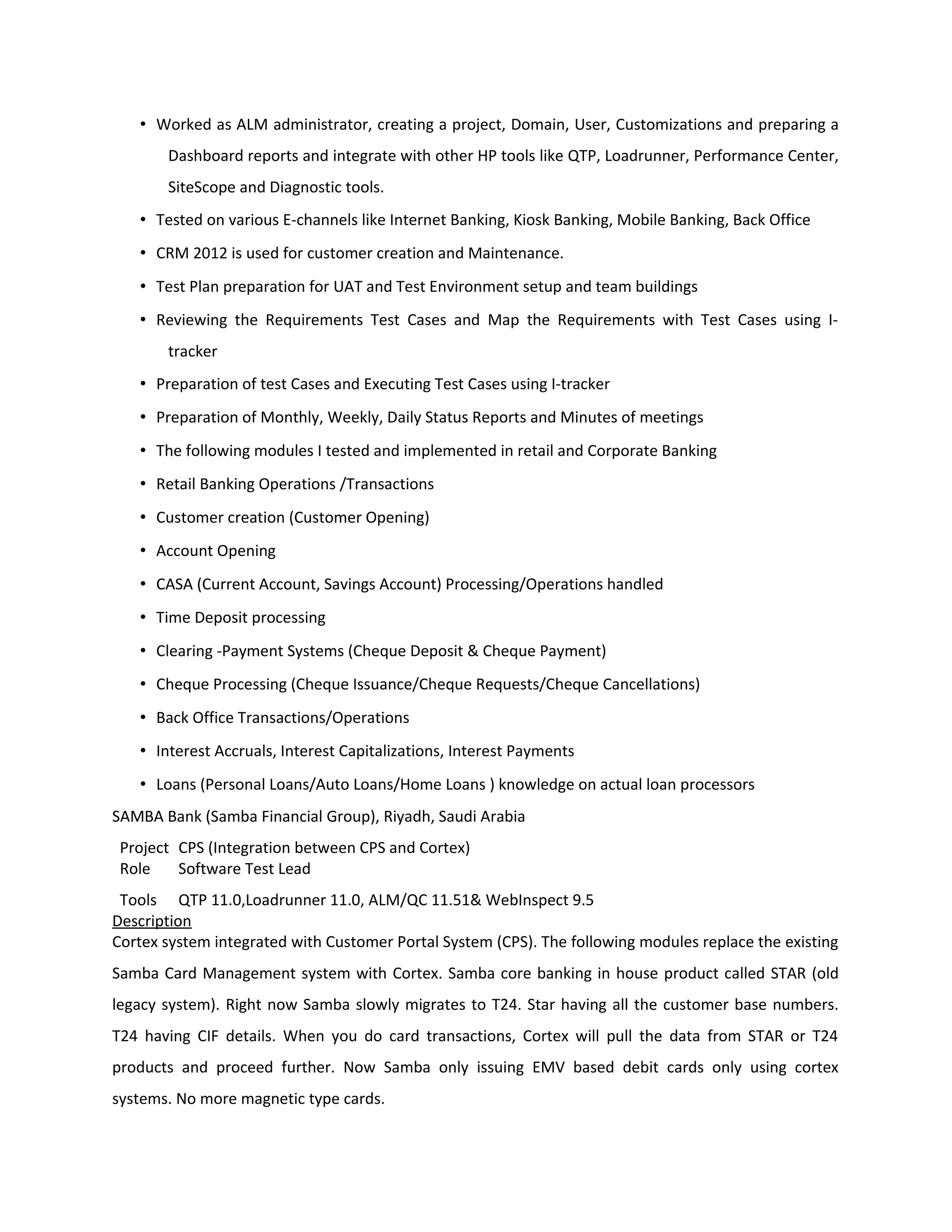 Joseph Inbaraj S 11+ years ALM Admin Resume | DOC