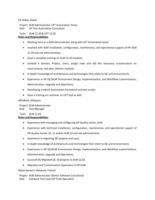 Joseph Inbaraj S 11+ years ALM Admin Resume | DOC