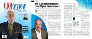 CIO Review Magazine - BPM as Springboard | PPT