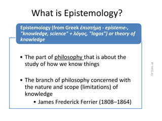 LECTURE NO 1PHILOSOPHY AND THEORIES OF EDUCATION | PPTX