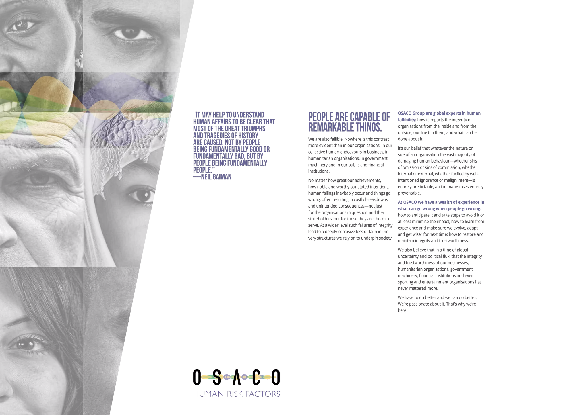 OSACO brochure - Finance | PDF