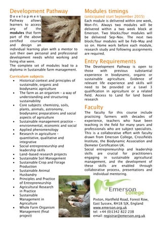 Flyer BD modules EC 2015 | PDF